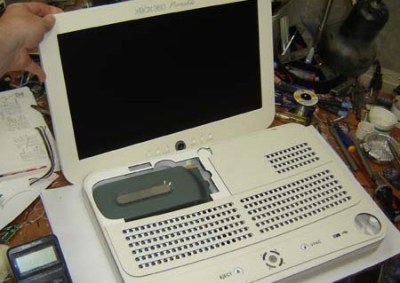 Xbox 360 Laptop In Progress | Hackaday