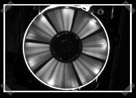 LED POV Hard Drive Clock | Hackaday