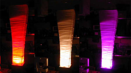 Cast Concrete RGB Lamp | Hackaday