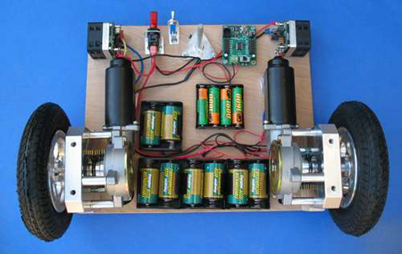 Quick Robotic Base For Netbook | Hackaday