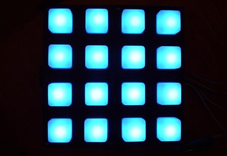 Parts: 4×4 RGB Button Pad Controller SPI | Hackaday