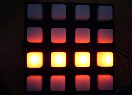 Parts: 4×4 RGB Button Pad Controller SPI | Hackaday