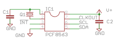 Parts: I2C Real-time Clock Calendar (PCF8563) | Hackaday