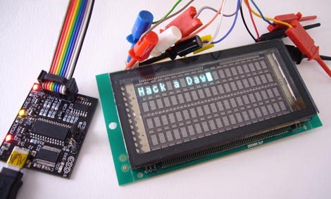 Parts: 4×20 VFD Character Display (NA204SD02) | Hackaday