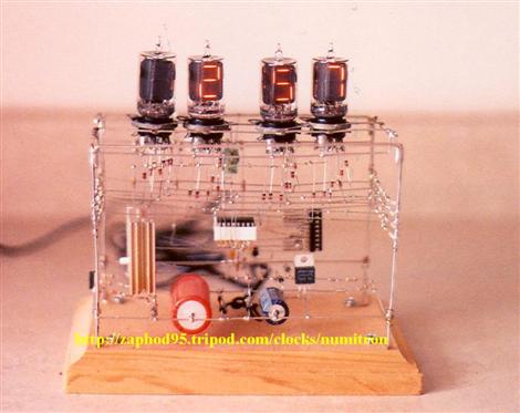 Open-Frame Digital Clock | Hackaday