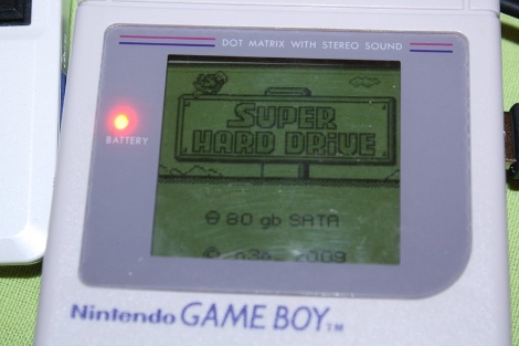 80 Gig Drive Inside A Game Boy | Hackaday