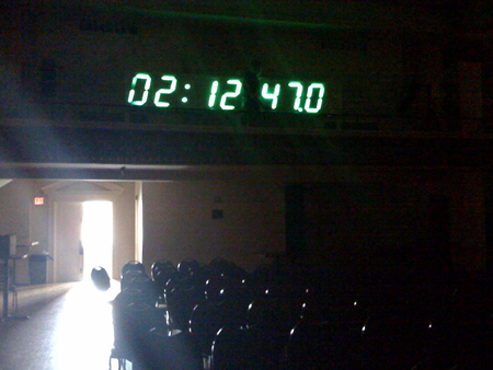 Router/Twitter/Arduino Clock | Hackaday