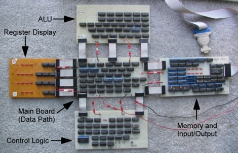 Processor Built With Transistor-Transistor Logic | Hackaday