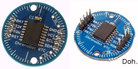Parts: ChronoDot RTC Module (DS3231) | Hackaday