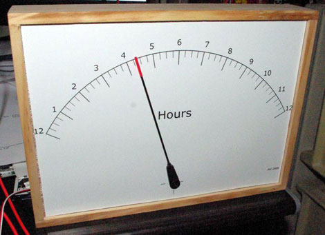 Volt Meter Clock | Hackaday