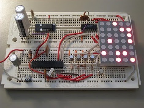 Binary Clock Uses DS3232 RTC | Hackaday