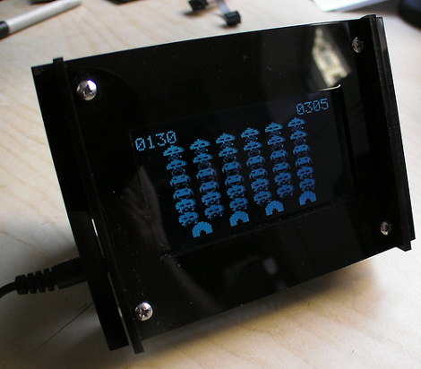 Space Invaders Clock 6 Years Ahead Of Pong Clock | Hackaday