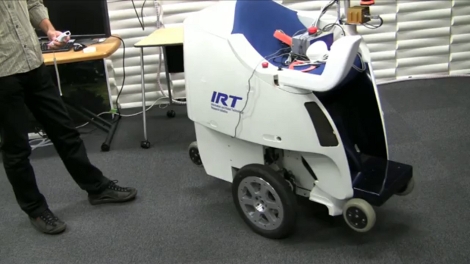 Wii Remote Controlled Balancing Wheel chair | Hackaday