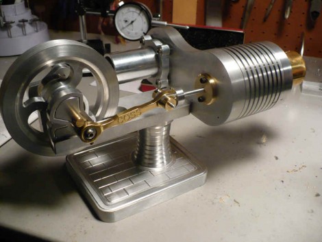 Machining A Horizontal Stirling Engine | Hackaday