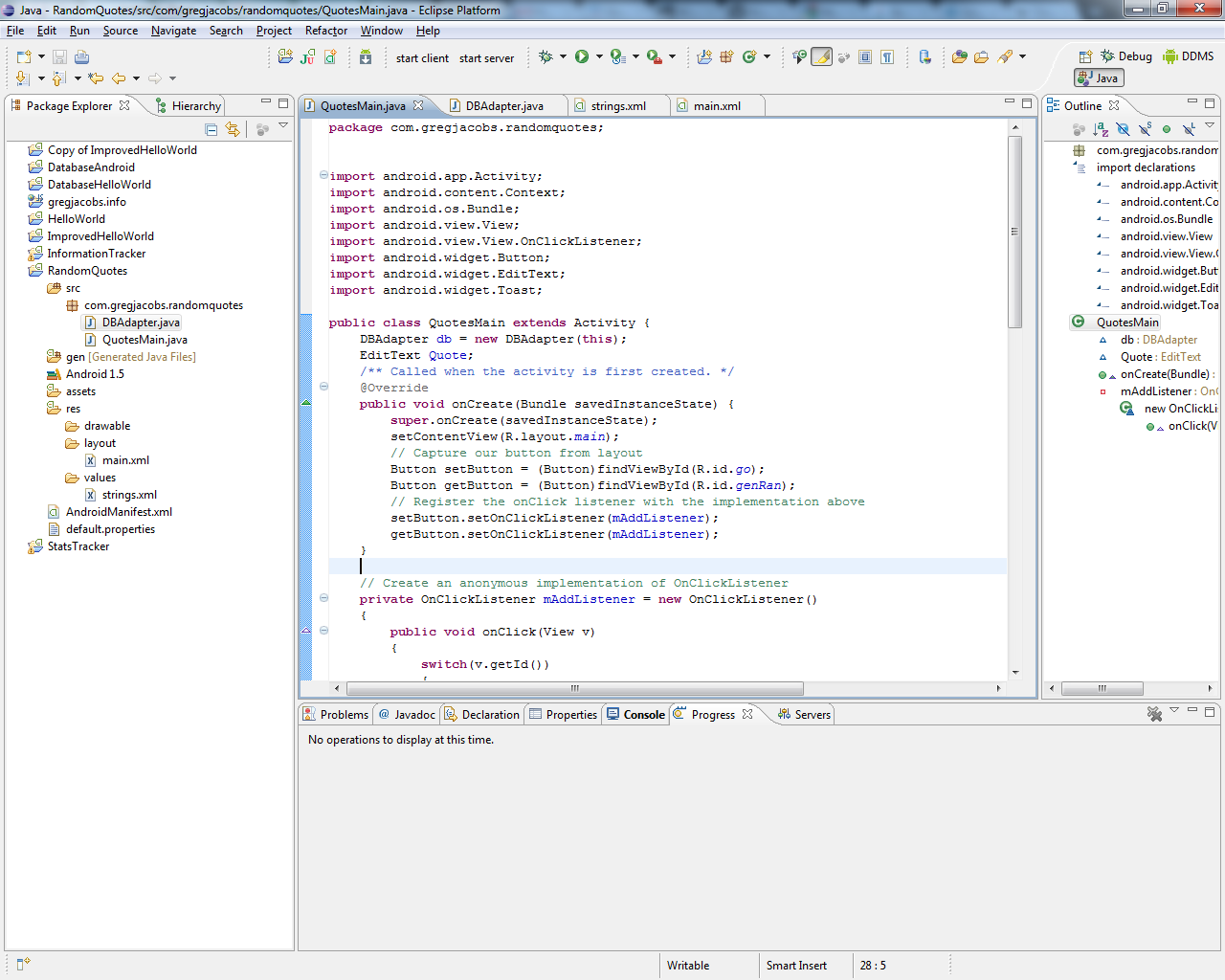 Android Development 101 – Part 3:Introduction To Databases | Hackaday