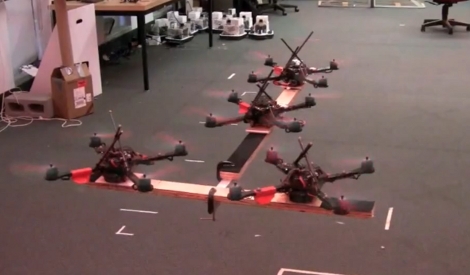 Update: Acrobatic Quadcopters Team Up | Hackaday