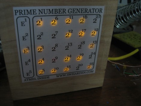 ATtiny2313 Prime Number Generator | Hackaday
