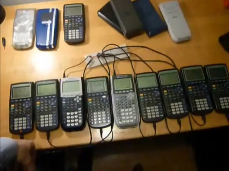 Peer Network Using Graphing Calculators | Hackaday