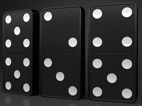 Domino Clock Uses An Electromechanical Display | Hackaday