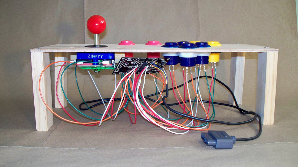 SNES Arcade Controller | Hackaday