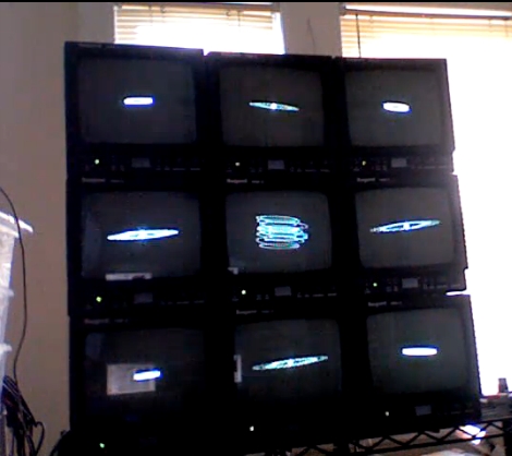 Giant Oscilloscope Music Display | Hackaday