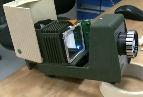 Video Projector From An Old Single-slide Unit | Hackaday