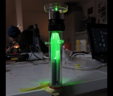 A Different Take On A Laser Projection Microscope | Hackaday