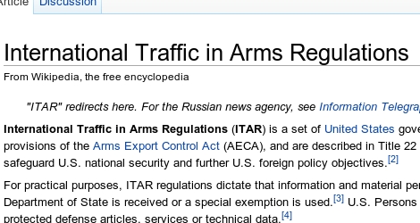 Do Your Projects Violate International Traffic In Arms Regulations ...