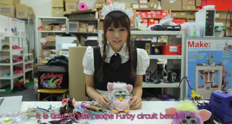 Japanese Maid Mods A Furby | Hackaday