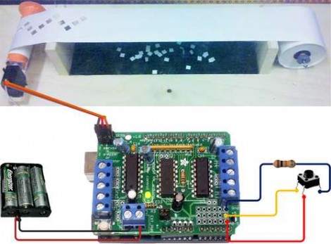 Cutting Paper Scrolls With Frickin’ Lasers | Hackaday
