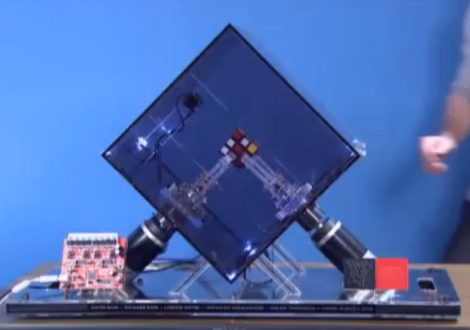 Cube Solving Robot Shatters The World Record | Hackaday