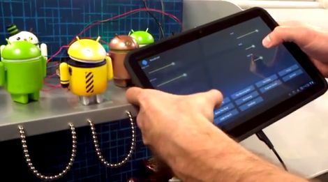 Tablet-controlled Disco Droid | Hackaday