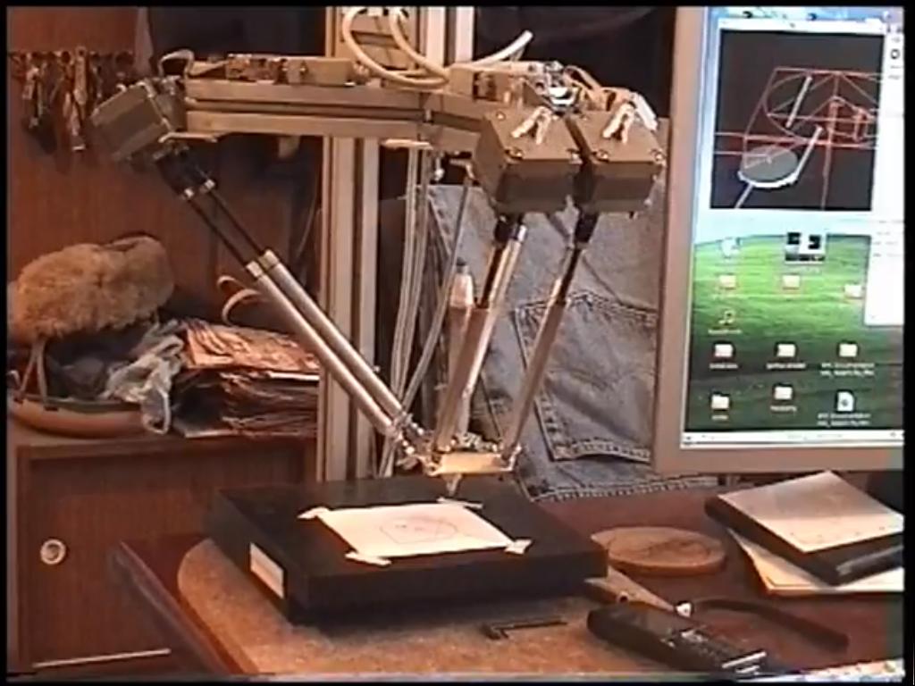 Tripod CNC Plotter | Hackaday