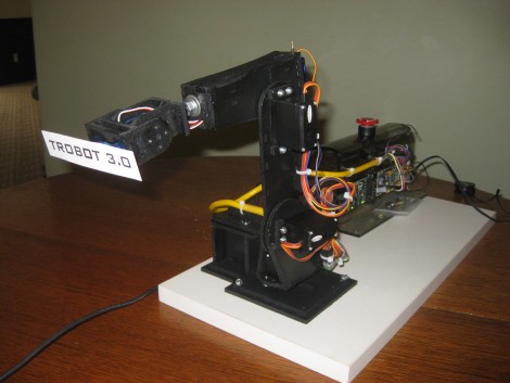 Trobot: Kickstarting The 6-axis Minature Robot Arm | Hackaday