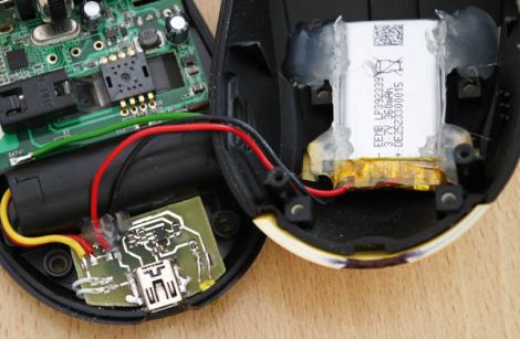 Wireless Mouse Li-Poly Retrofit With USB Charging | Hackaday