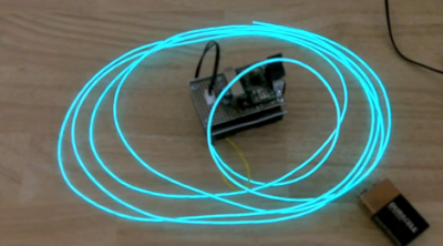 Color Changing EL Wire | Hackaday