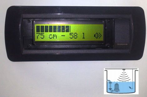 Monitoring Water Levels With A Parallax Ping Sensor | Hackaday
