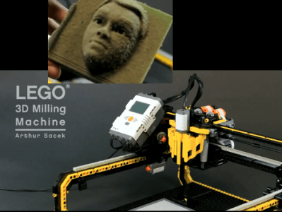 LEGO Mill Produces Sculpted Models With Fantastic Resolution | Hackaday