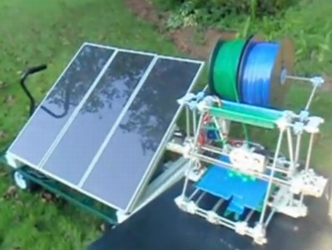 Solar-powered RepRap Prints Even When The Power Is Out | Hackaday