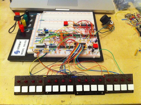 7400 Drum Machine Is A Delight | Hackaday
