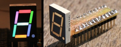 Going RGB With 7 Segment Displays | Hackaday