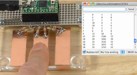 Simple Touch Sensors With The Arduino CapSense Library | Hackaday