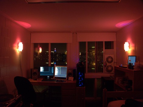 LED Sconces Spice Up Dorm Room Parties | Hackaday
