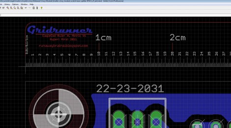 Gridrunner: A Custom Part For Measuring In Eagle CAD | Hackaday