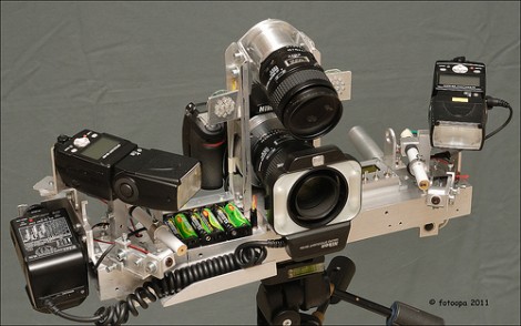 Laser-triggered Camera Rig Update: 2011 Version | Hackaday