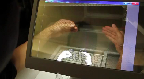 Microsoft Shows Off Their Transparent 3D Desktop Prototype | Hackaday