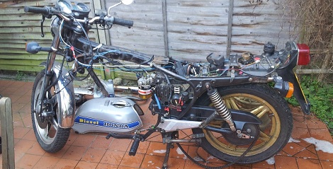 Bodging Up A Diesel Motorcycle | Hackaday