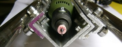 Turning A Rotary Tool Into A PCB Drill Press | Hackaday