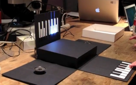 Piano Box Is A Digital Synthesizer Made Of Paper | Hackaday