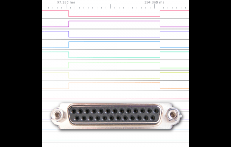 Using The Parallel Port As A Logic Sniffer | Hackaday